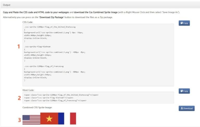 How to Combine Images Using CSS Sprites in WordPress